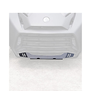 Ryker Aluminum Radiator Protector Plate for Can Am Ryker All Models Accessories,A & UTV PRO Front Bump Lip Lower Protector Skid Plate,Black Replace OEM # 219400999