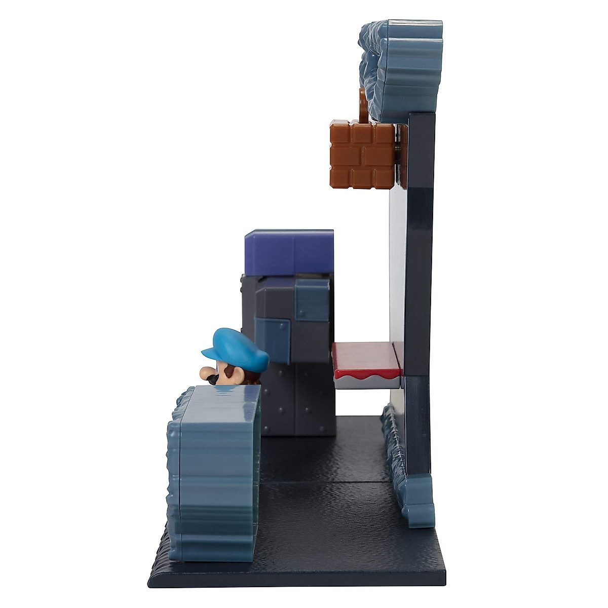 Super Mario Underground playset with Ice Mario Action Figure Includes 5 Interactive Environment Pieces