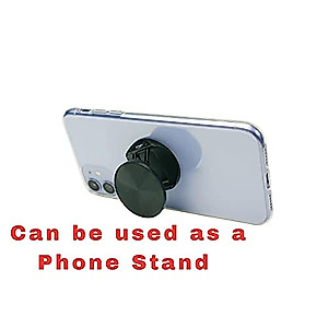 Unique Fortunes Finger Phone Grip Holder . for iPhone and Samsung. Phone Stand for Desk Phone Socket (Black)