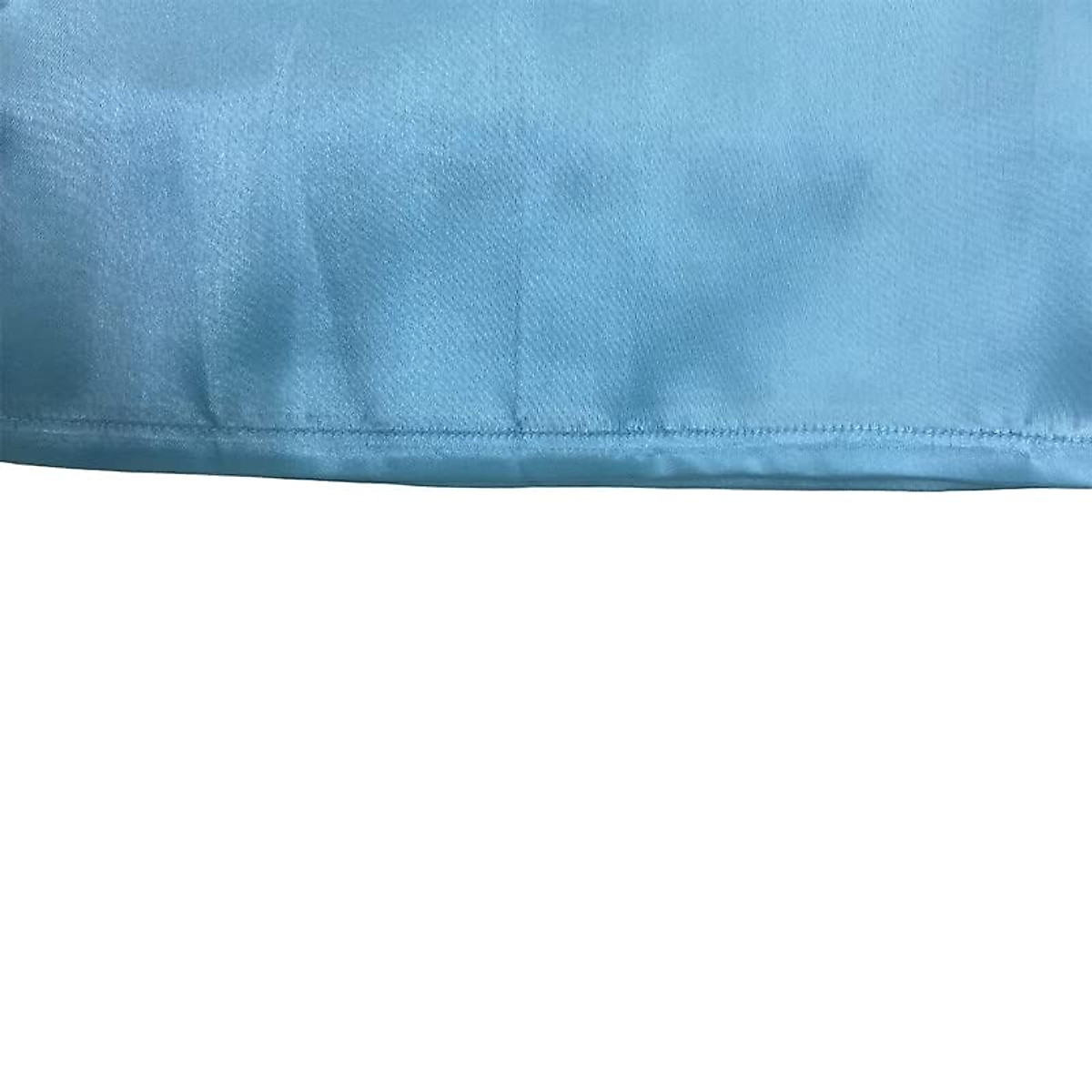 Trendy Home 12x20 Throw Pillow Insert with Extra Removable Satin Pillow Case, Cushion Sham Stuffer Lumbar Support Decorative Home Outdoor Pillow Filler (AquaBlue)