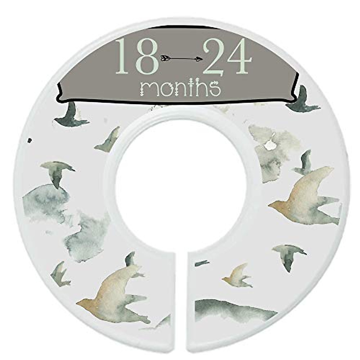 Mumsy Goose Baby Boy Clothes Dividers Nursery Closet Dividers Rustic Mountains
