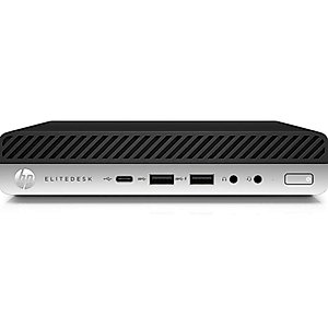 HP EliteDesk 800 G4 4CB30UT Mini Desktop (2.1 GHz Intel Core i5-8500T, 8 GB DDR4 SDRAM, 256 GB SSD, Windows 10 Pro)