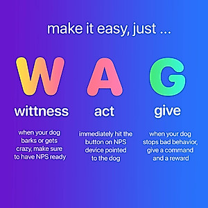 NPS Dog Bark Guard - Professional Dog Training Tool with 3X Sonic Emitters Ultra-Long Range - Dog Bark Deterrent and Anti Barking Device for Dogs - Indoor & Outdoor - Shock Bark Collar Alternative