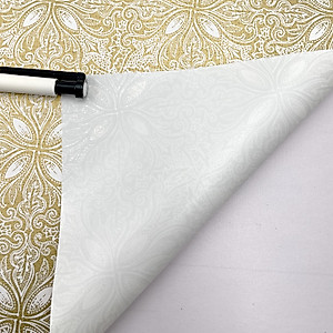 Yifely 45x300cm Retro Vines Self Adhesive Plastic Shelf Drawer Liner Moisture Proof Storage Mat