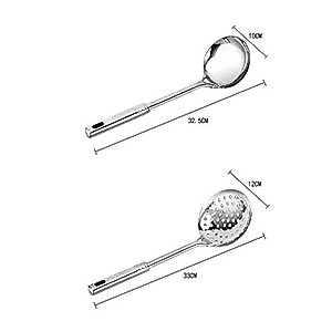 7Pcs Kitchen Utensils Set Stainless Steel Cookware Cooking Tool Soup Spoon Spatula Fork Shovel with Frame Kitchenware Kit