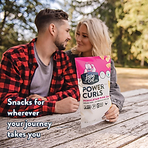 LesserEvil Himalayan Pink Salt Power Curls, Grain Free, Minimally Processed, Avocado Oil, Egg White Protein, 4 Oz, Pack of 3