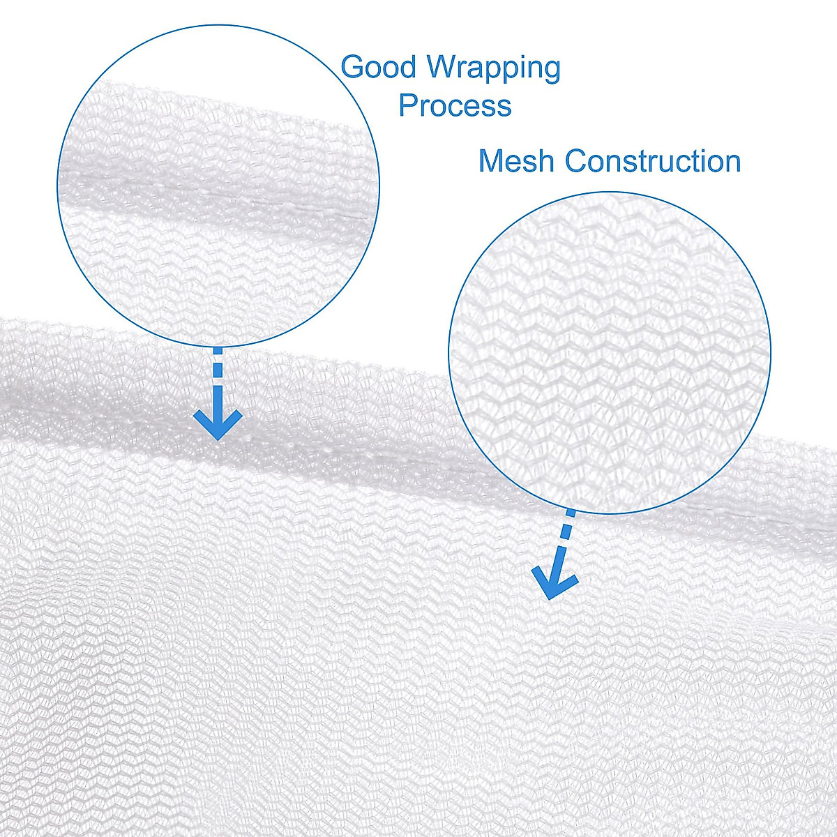 uxcell Mesh Laundry Bags, 5Pcs Mesh Wash Bag Fine Net Travel Storage Organize Bag with Zipper for Delicate Clothing Laundry Stocking, Pink