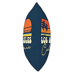 OC Surf Style Los Angeles California Throw Pillow, 16x16, Multicolor