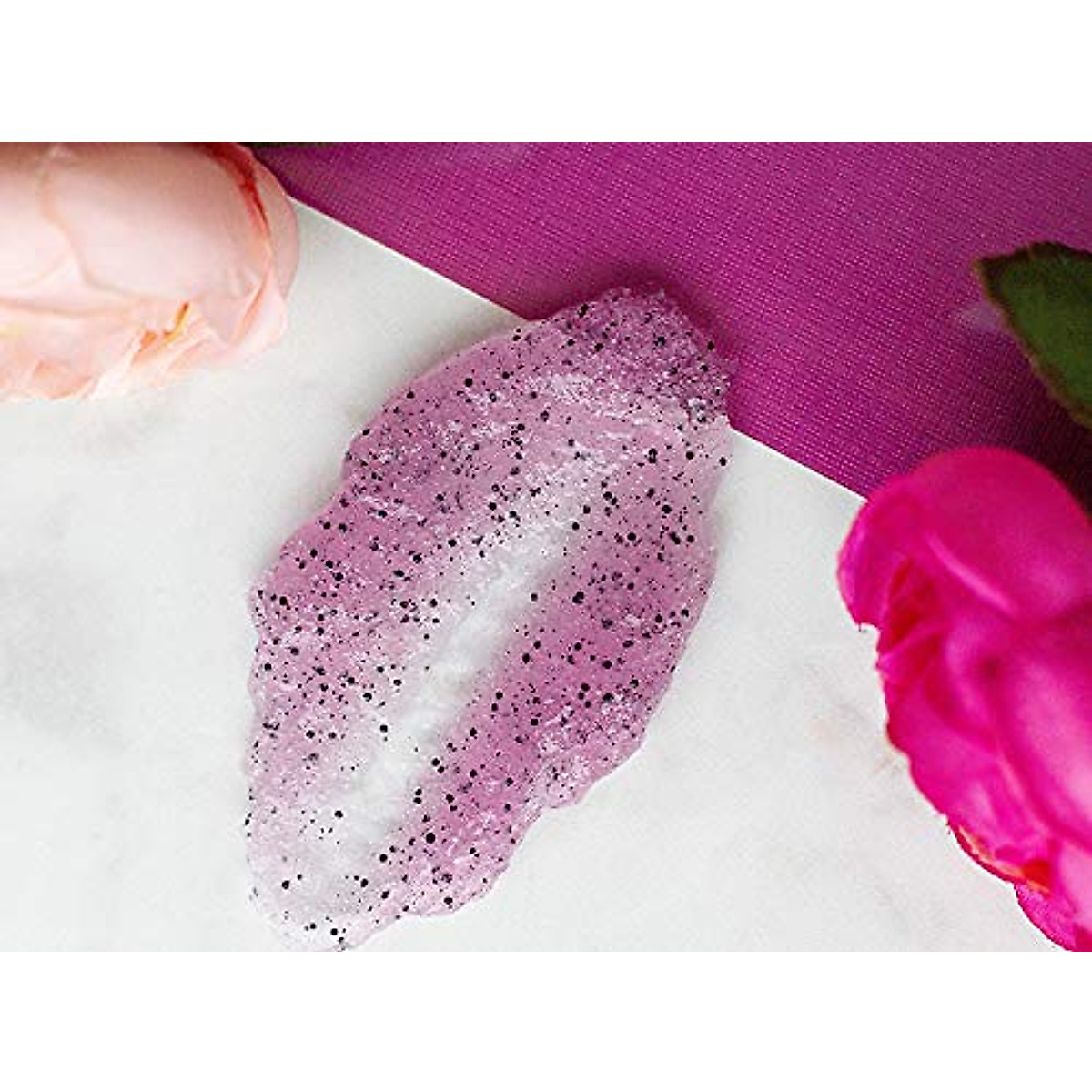 Amire Dragon Fruit Jelly Exfoliating Body Scrub Polish, Exfoliate Dry, Dehydrated, and Dead Skin, Improve Body Skin Texture and Brighten Appearance, Pitaya Scrubs, 12oz