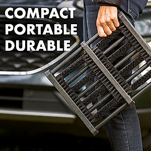 Jobsite Boot Scraper - Outdoor Shoe Scrubber Cleaner Brush