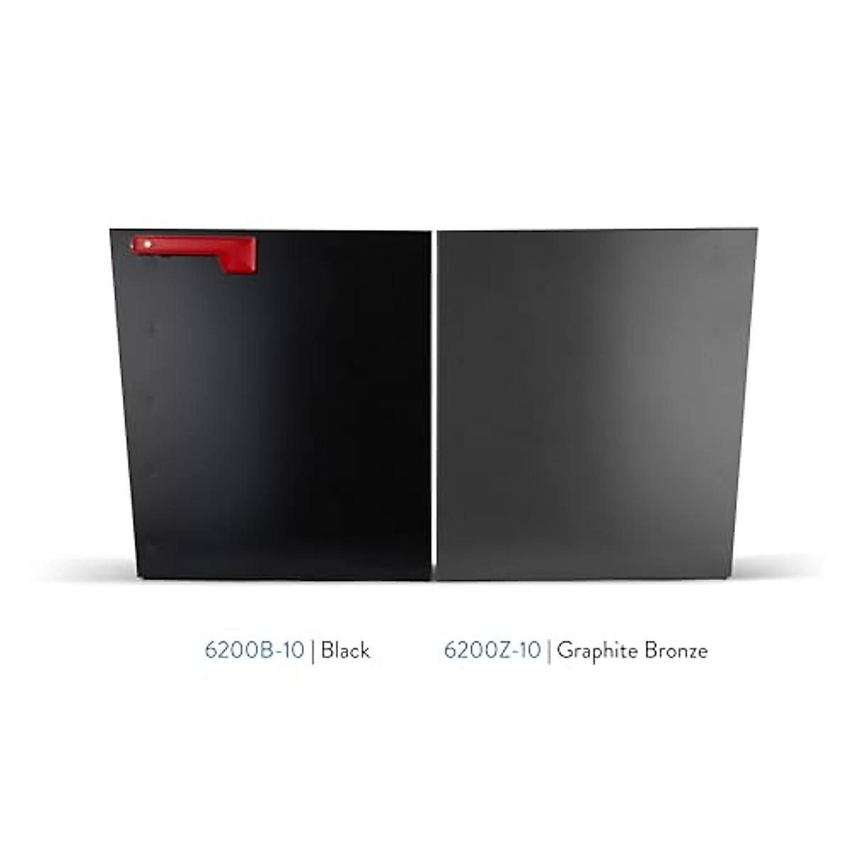 Architectural Mailboxes 6200Z-10 Oasis Classic Locking Post Mount Mailbox, 18"D x 11.5"W x 14"H ,Graphite Bronze