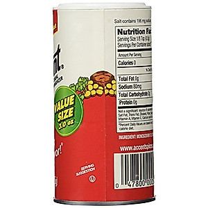 ACCENT FLAVOR SEASONING SPICE ALL NATURAL FOOD ENHANCER 3 OZ