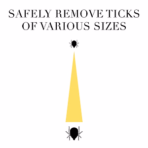 Tweezerman Pet Tick Removal Tweezer, Tick Removal Tool for Dogs and Cats