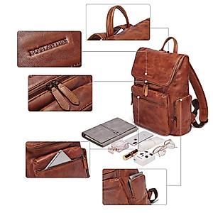 BOSTANTEN Men Leather Backpack bundle Mens Belts