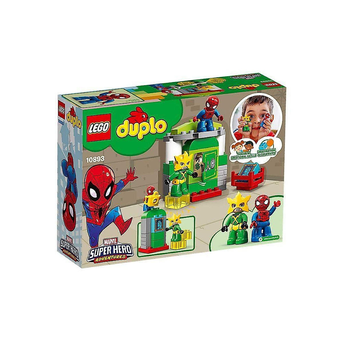 LEGO DUPLO Marvel Super Hero Adventures Spider Man vs Electro 10893 Building Blocks (29 Pieces)