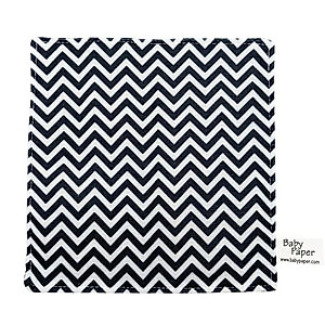 Baby Paper Original Crinkle Sensory Toy | Black and White Stripe and Zig Zag 2-Pack | Crinkle Paper for Babies | Sensory Baby Toys