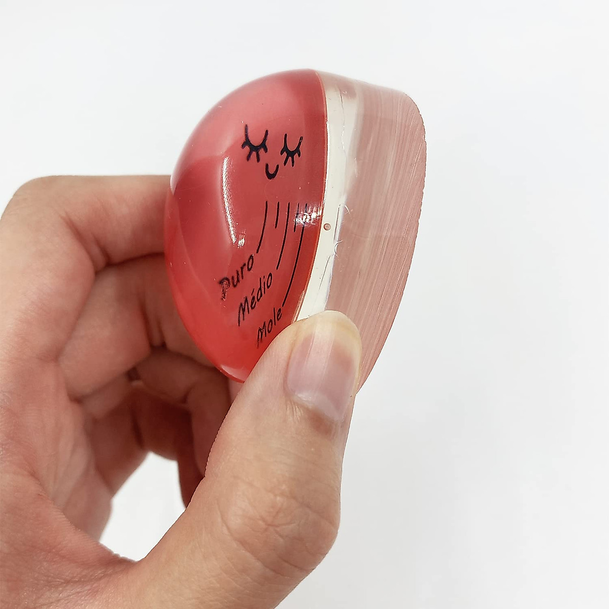 Boiled Egg Timer, Heat Sensitive Hard, Medium, Soft Boiled Color Changing Reusable Safe, Durable (red)