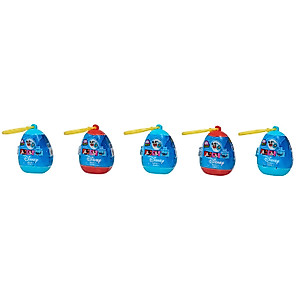 Disney Classics Cutie Beans 2.5-Inch Surprise Plush and Clip-On Carrier Pack, 5-Piece Set, Officially Licensed Kids Toys for Ages 2 Up, Amazon Exclusive