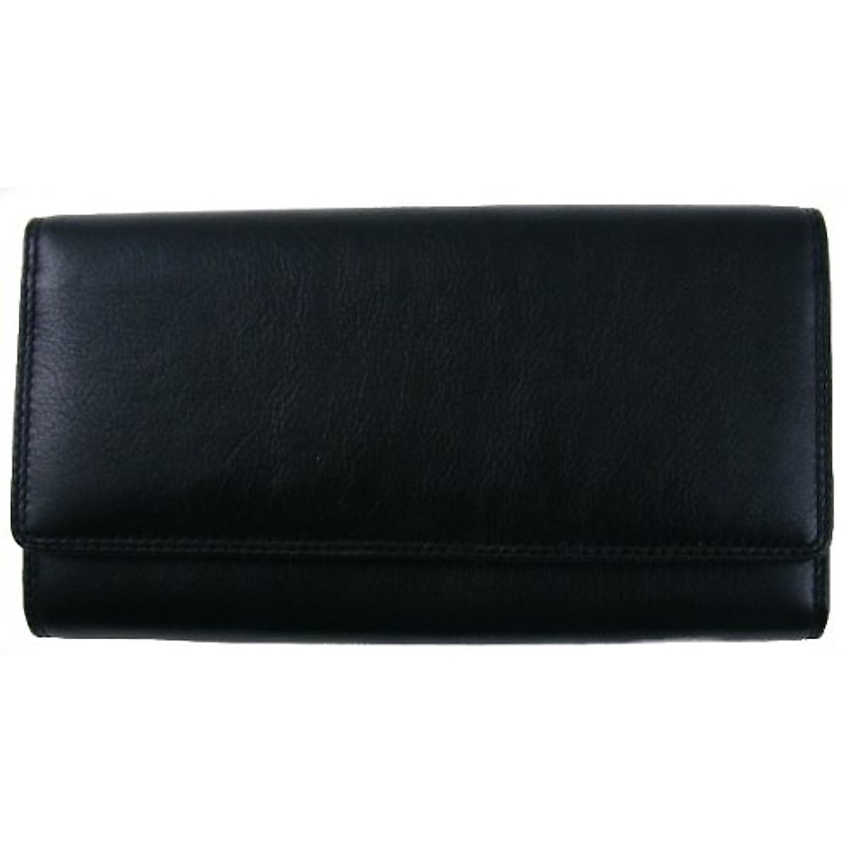 Visconti Heritage -35 Soft Leather Large Ladies Purse Wallet (Black)