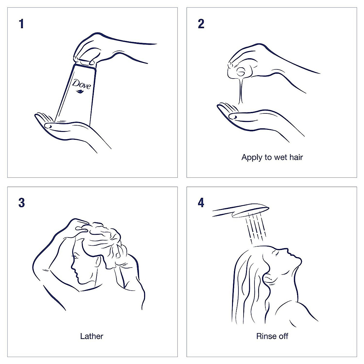 Dove Dermacare Scalp - Anti-Dandruff Shampoo - Dryness & Itch Relief - 12 Fl Oz (Pack of 2)