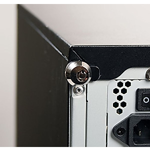 FJM Security Products FJM-2607-KA High Security Computer Lock with Chrome Finish, Keyed Alike