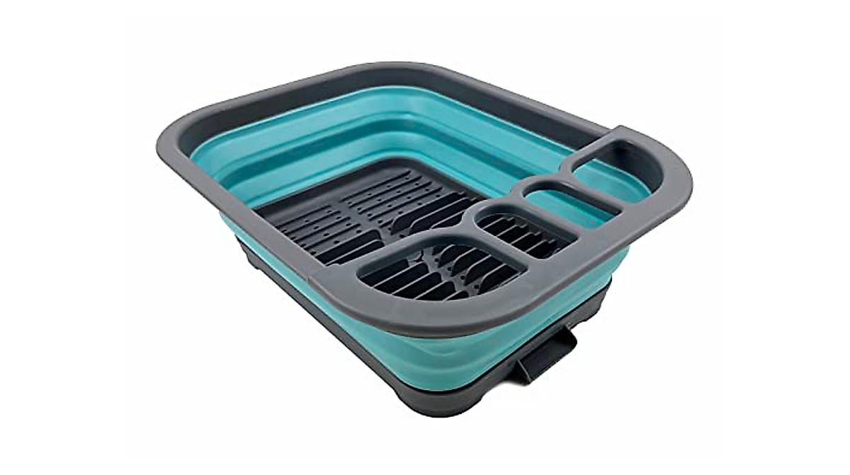 SAMMART Collapsible Dish Drainer: Space-Saving Storage