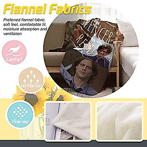 Suping Flannel Fleece Blanket Lightweight Super Soft Warm Cozy Luxury Throw Blanket Home Decor for Couch, Bed, Sofa, Travel 50inchX40inch,Black