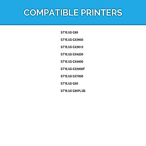 LD Products Ink Cartridge Replacement for Epson 60 T060 (4 Black, 2 Cyan, 2 Magenta, 2 Yellow, 10-Pack) for Stylus: C68, C88, C88 Plus, CX3800, CX3810, CX4200, CX4800, CX5800f & CX7800