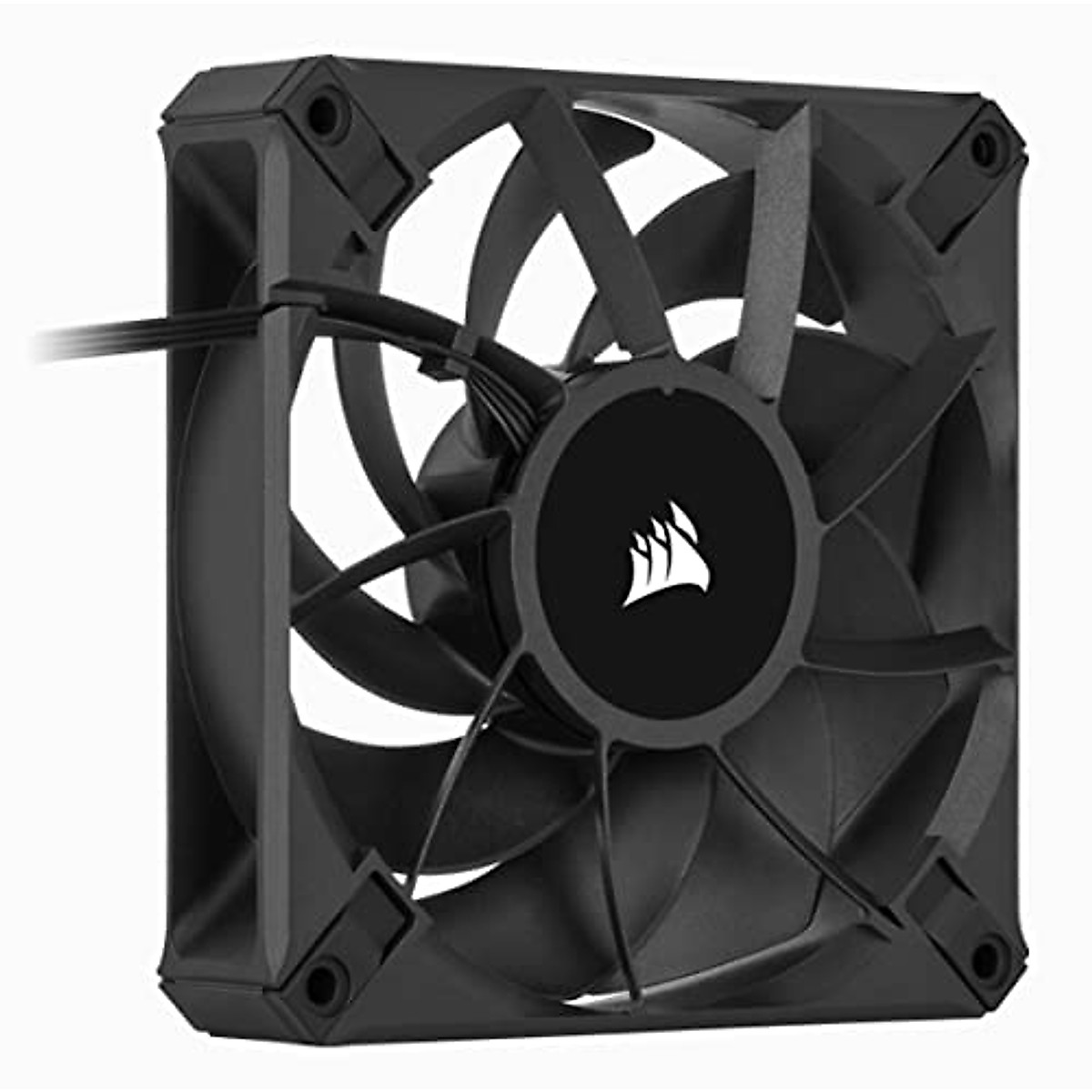 Corsair AF120 Elite, High-Performance 120mm PWM Fluid Dynamic Bearing Fan with AirGuide Technology (Low-Noise, Zero RPM Mode Support) Single Pack - Black