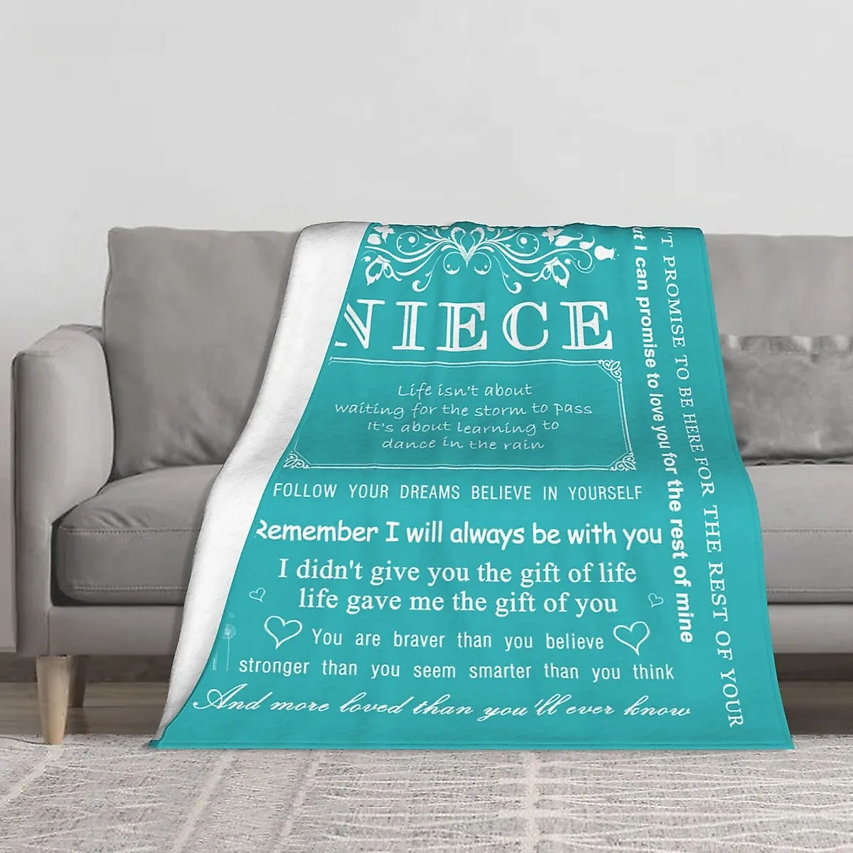 FTEFueie Niece Gifts from Aunt, Niece Birthday & Christmas Throw Blanket 50"x60"