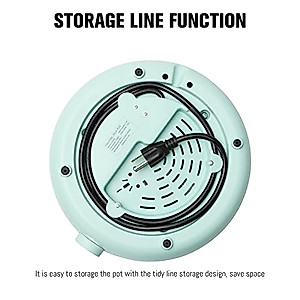 Electric Hot Pot with Divider, 4.2QT Shabu Shabu Hot Pot Electric Double Flavor Non-Stick Split Hot Pot for Family Cooking Party