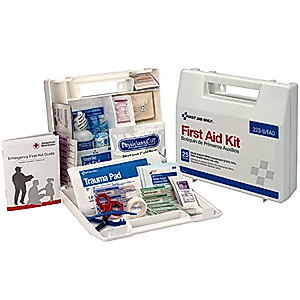 First Aid Only 223-U 25-Person Emergency First Aid Kit for Home, Work, and Travel, 107 Pieces