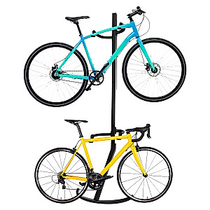 RAD Cycle Gravity Bike Stand Bicycle Rack Storage or Display Holds Two Bicycles Holds up to 125 lbs. No Tools Required