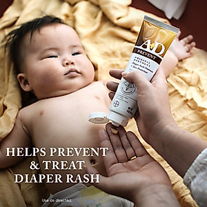 A+D Original Diaper Rash Ointment, Baby Skin Protectant With Zinc Oxide Diaper Rash Treatment Cream, Dimenthicone 1%, Zinc Oxide 10% and Original Diaper Rash Ointment, Skin Protectant