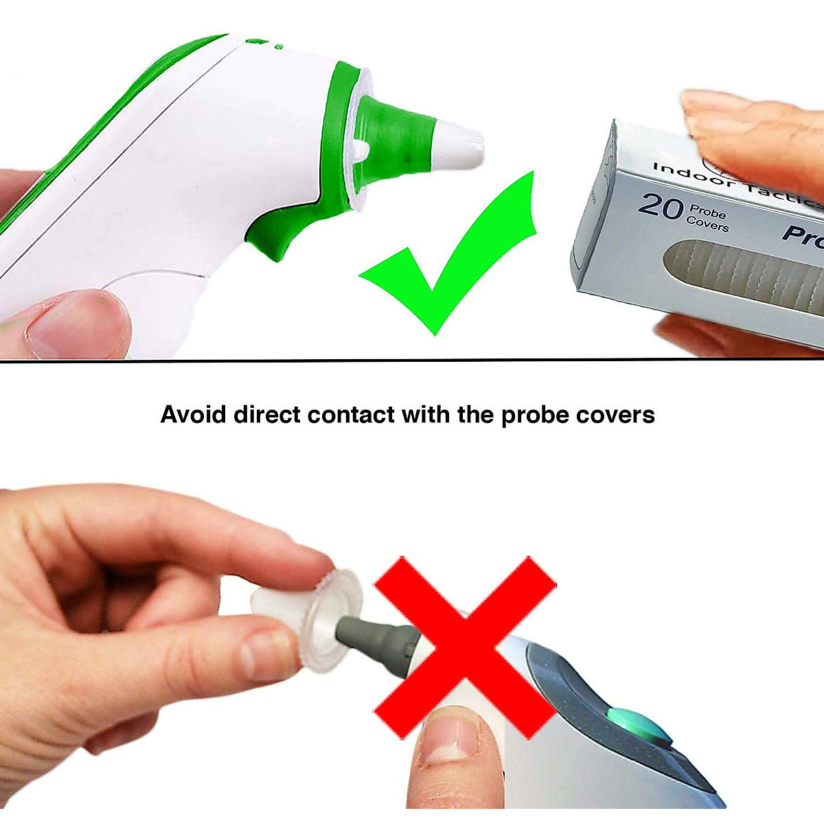 200 Counts Ear Thermometer Probe Covers/Refill Caps/Lens Filters for All Braun Ear Thermometer Models Thermometers Disposable Covers