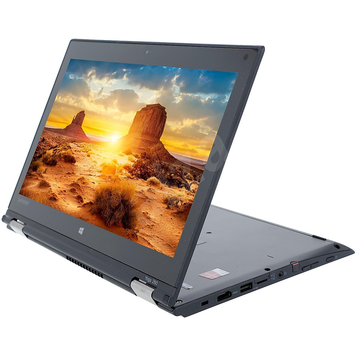 Lenovo Thinkpad Yoga 260 12.5-inch Touchscreen 2-in-1 Convertible Laptop, Intel Core i5-6300, 8GB DDR4 RAM, 256GB SSD, Backlitkey, Fingerprint, WiFi, BT, CAM Windows 10 Pro(Renewed)