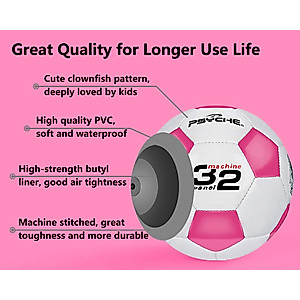 Wisdom Leaves Mini Soccer Ball for Kids/Toddlers,Small Soccer Balls Size 1.5,Baby Toy Balls for Indoor and Outdoor Play Games,Soft and Lightweight（160g）