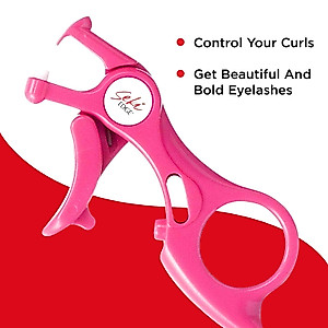 Seki Edge Spot Eyelash Curler (SS-600) - Lash Curler Adds Curl, Lift & Definition to Outer Corners of Lashes - Help Eyes Appear Larger & More Open - Comes with Extra Curler Replacement Pad