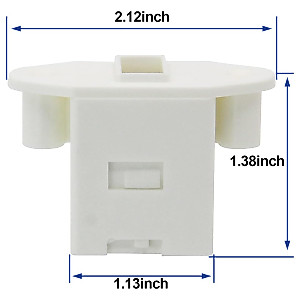 137006200 Washer Pedestal Drawer Latch for Electrolux, Washer Door Part Replaces PS2349356 AP4368805 Frigidaire EPWD15IW2 EPWD15IW3 EPWD15T0 EPWD157SIW0 EPWD157STT0 EPWD15IW1 EPWD15KG1 EPWD15MB1