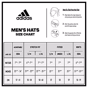 adidas mens Victory 3 Hat Bucket Headwear, Feather Grey/Black, Large-X-Large US