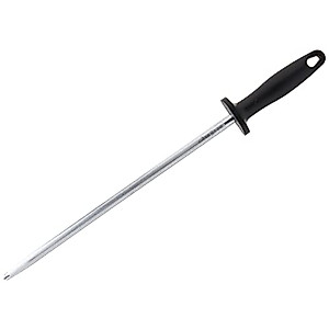 WINCO Premium Round Sharpening Steel, 14-Inch