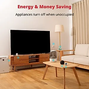SwitchBot Smart Motion Door Sensor - Wireless Home Security System, PIR Motion Detector Alert, Add SwitchBot Hub Mini to Make it Compatible with Alexa