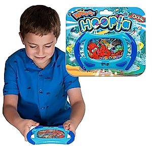 Water Hoopla Shark & Octopus from Deluxebase. Sea Life Themed Handheld Ring Toss Games for Kids. Portable Retro Mini Arcade Games. Great for Travel Toys, Mini Games and Party Favors.