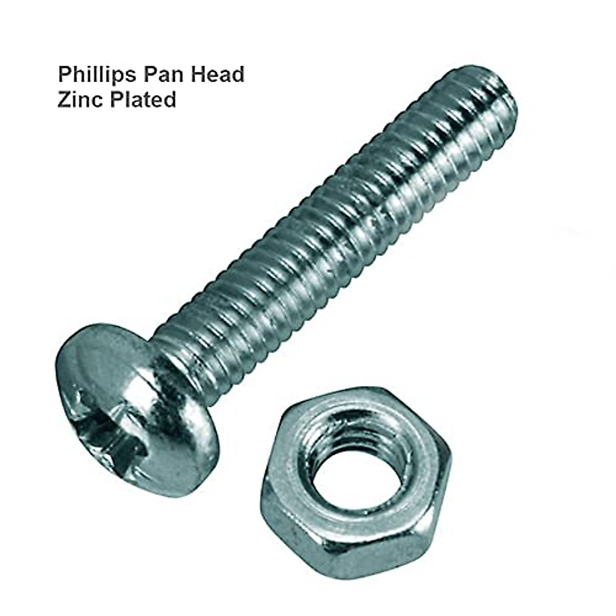 Machine Screw Assortment Kit Includes Phillips Bits-2,410 Piece Phillips Pan Head