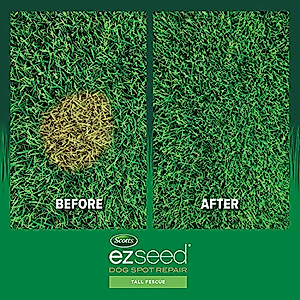 Scotts EZ Seed Dog Spot Repair Tall Fescue Lawns - 2 lb., Combination Mulch, Seed and Soil Amendment Includes Protectant and Tackifier, Neutralizes and Repairs up to 100 Dog Spots