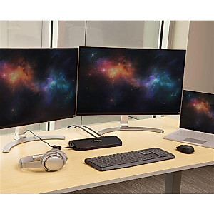 2RZ4954 - StarTech.com HDMI DVI VGA Dual Video Universal USB 3.0 Laptop Docking Station