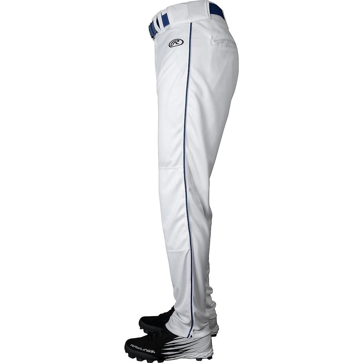Rawlings Boys Ylnchsrp-w/N-91 Pant, White/Navy, X-Large US