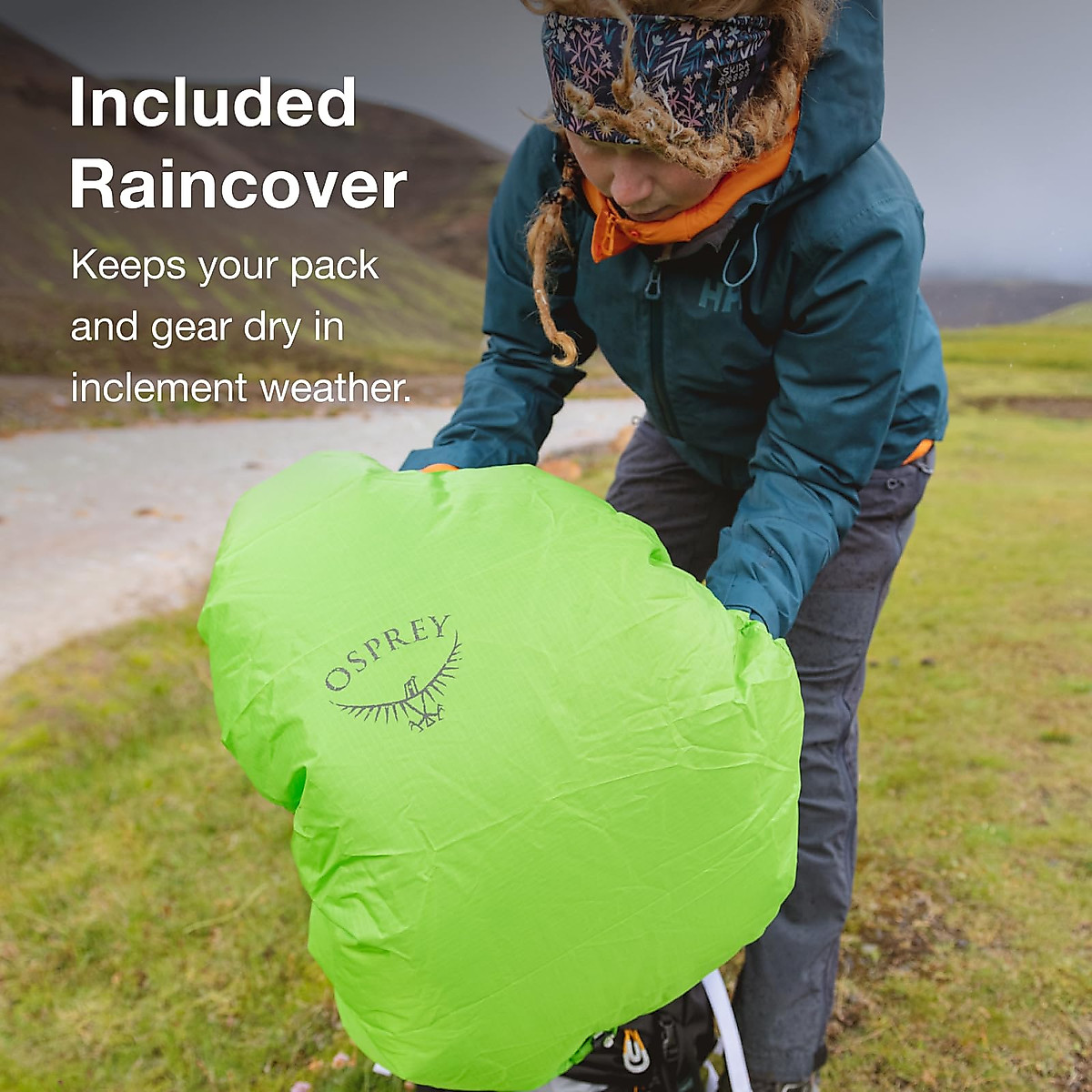 Osprey Sirrus 24L Women's Hiking Backpack, Succulent Green