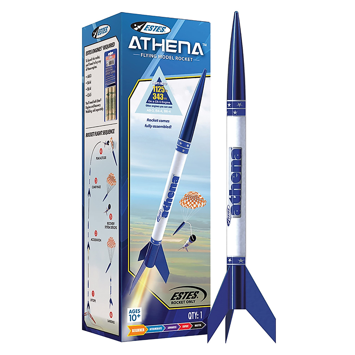 Estes Model Rockets Athena, Brown/a