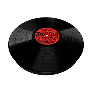 New York PopSocket Grip NYC Vinyl Record Hipster Gift Men PopSockets PopGrip: Swappable Grip for Phones & Tablets